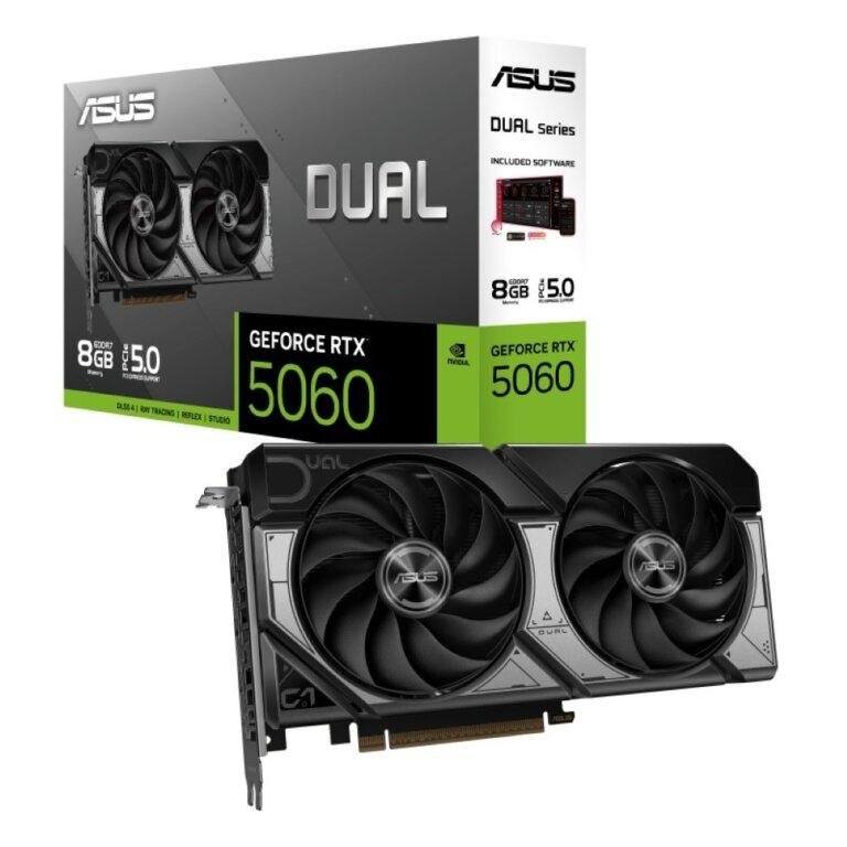 ASUS Dual RTX 5060 8GB GDDR7 | High-Performance GPU